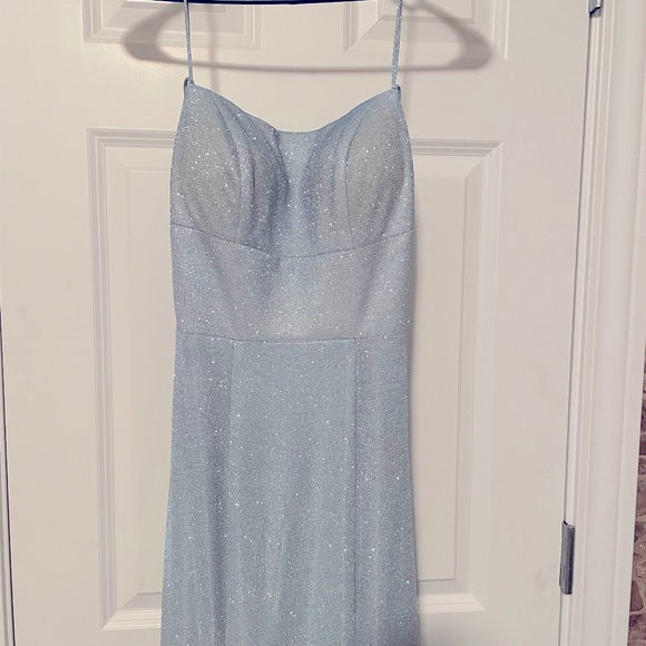 PromGirl | Dresses | Light Blue Sparkly Prom Dress | Poshmark